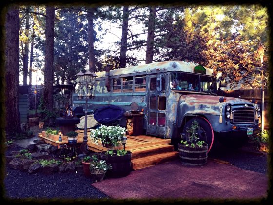 This Couple In Bend Converted Their Bus Into A Tiny Home, And Their Story