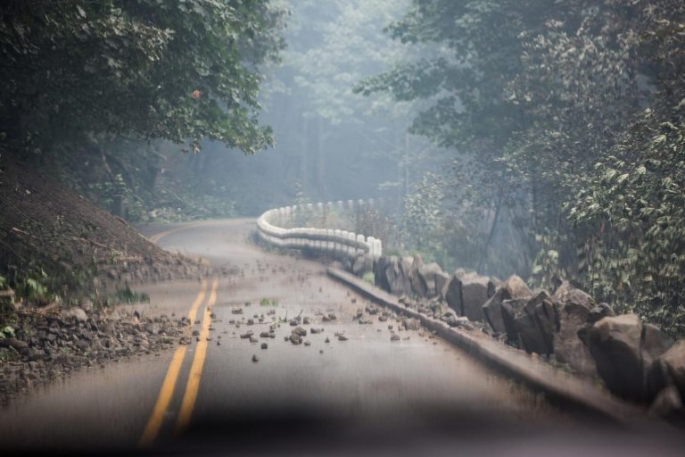Aftermath Photos of Multnomah Falls Fire in Columbia River Gorge