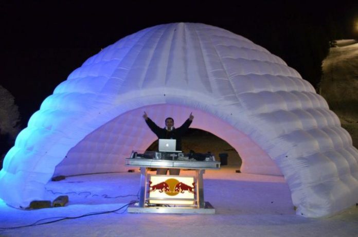 Cosmic Tubing On Mt. Hood Turns The Hill Into A Dance Floor