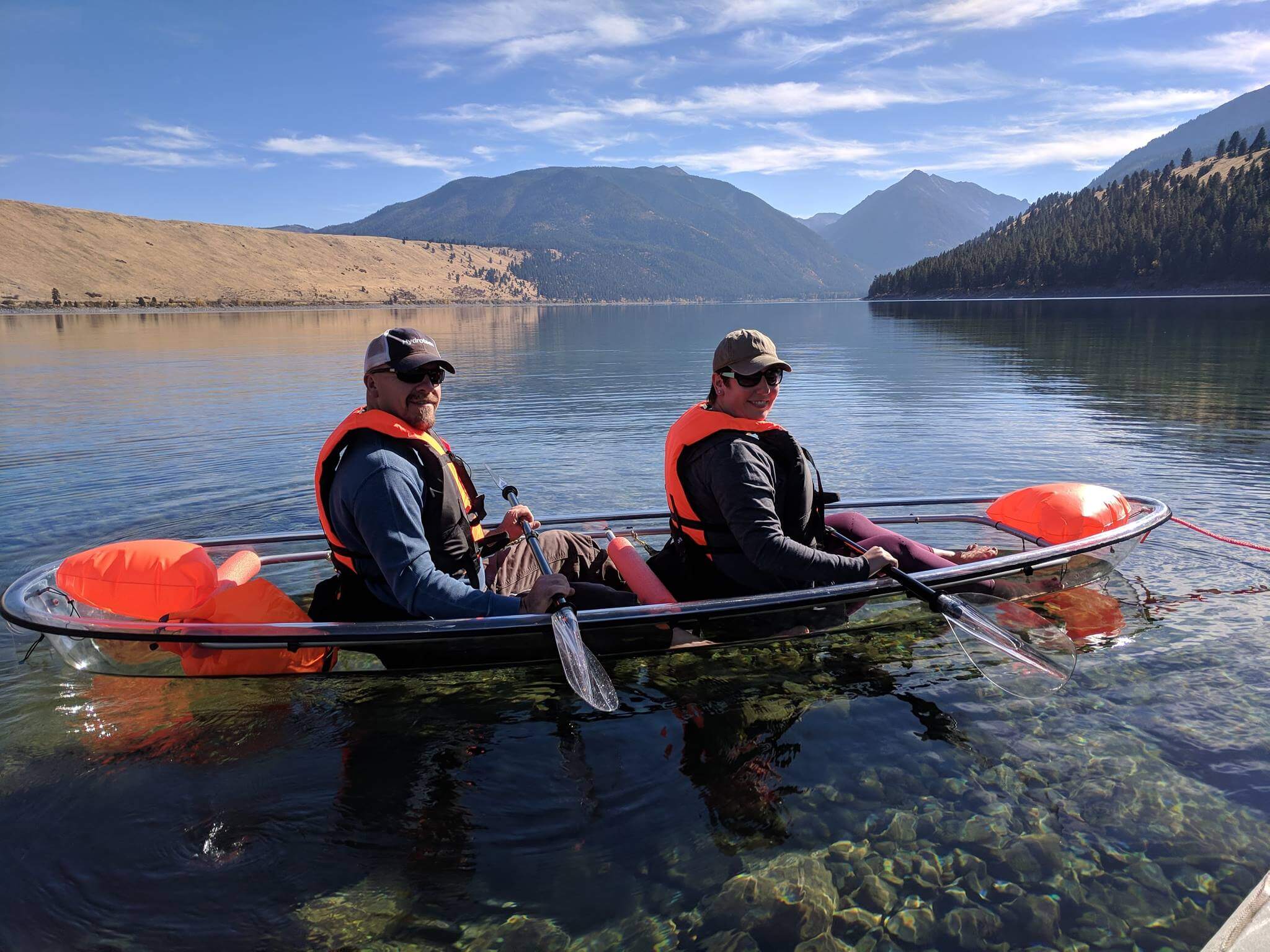 Explore Oregon's Crystal Clear Lake with a Glass Bottom Kayak