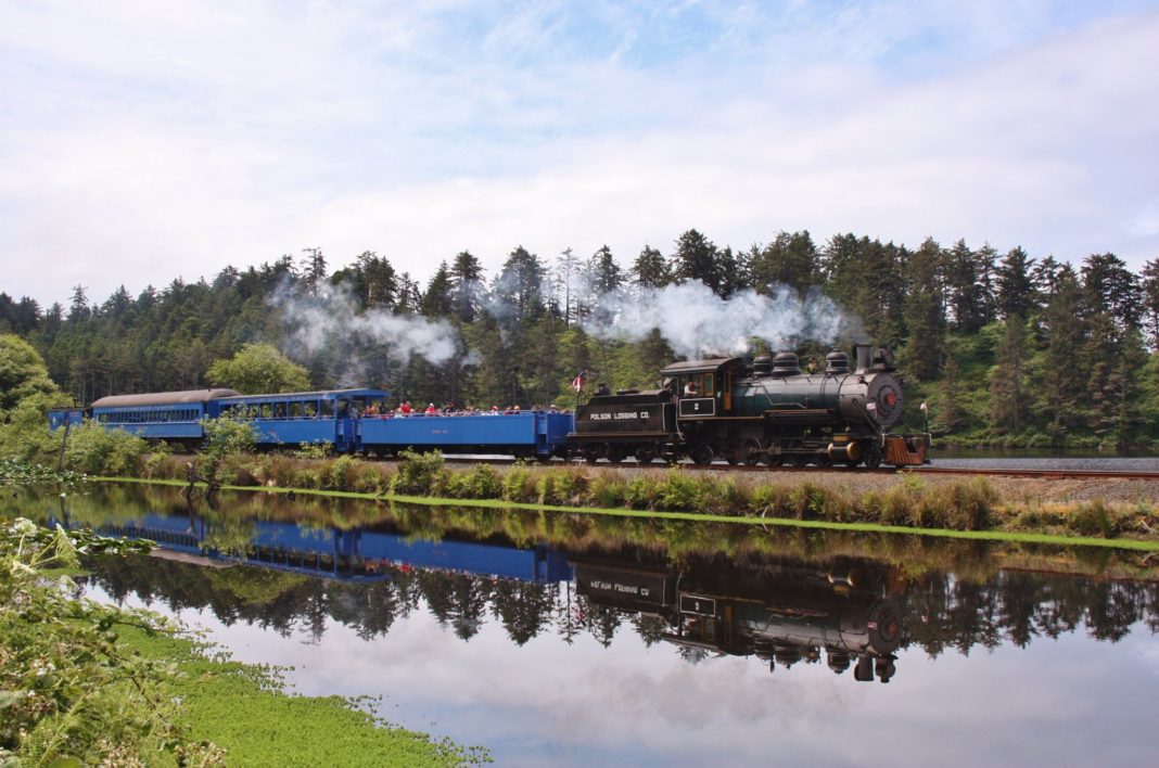 Take The Magical Candy Cane Express Along The Oregon Coast