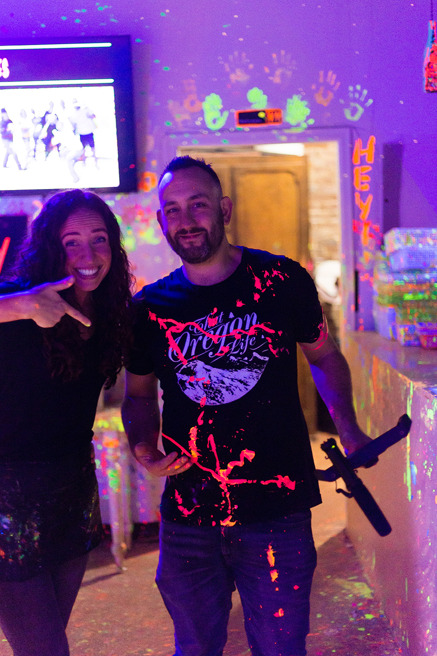 This Art Studio in Oregon Throws Epic Paint Hurling Parties, And