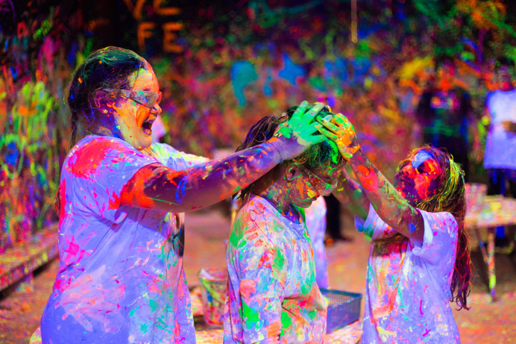 This Art Studio in Oregon Throws Epic Paint Hurling Parties, And