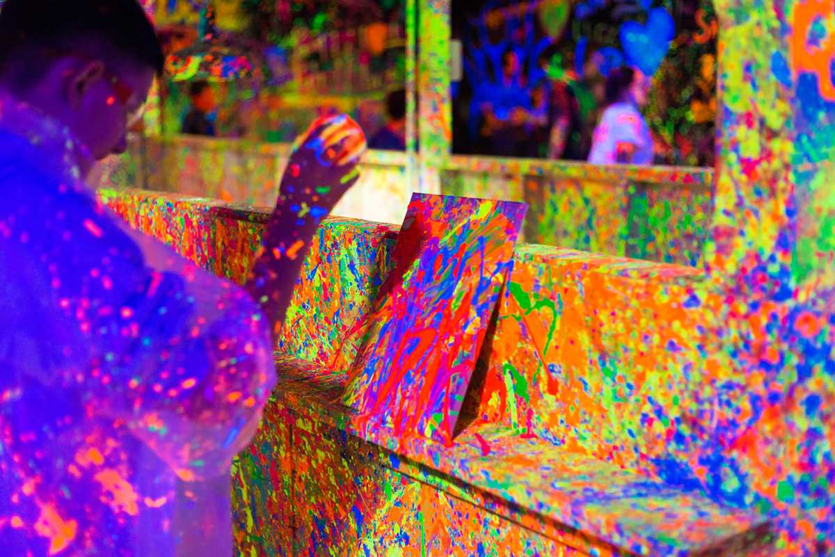 This Art Studio in Oregon Throws Epic Paint Hurling Parties, And