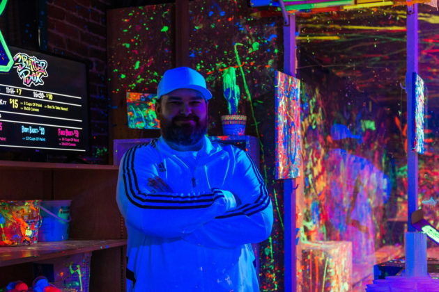 This Art Studio in Oregon Throws Epic Paint Hurling Parties, And