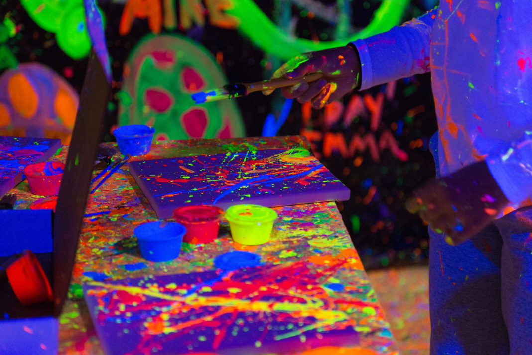 This Art Studio in Oregon Throws Epic Paint Hurling Parties, And