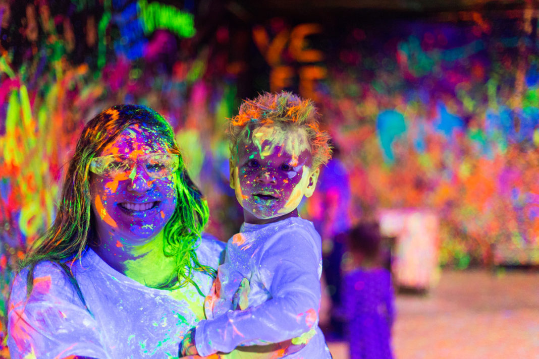 This Art Studio in Oregon Throws Epic Paint Hurling Parties, And