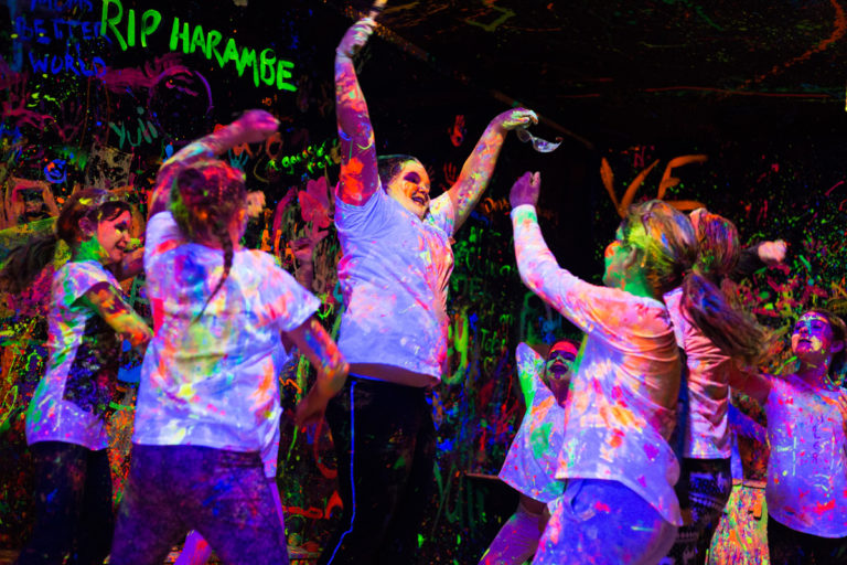 This Art Studio in Oregon Throws Epic Paint Hurling Parties, And
