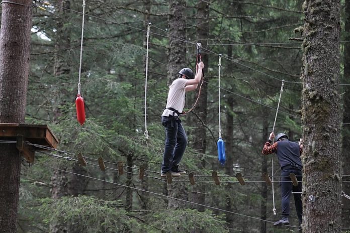 Enjoy Ziplining and Paintball at This Unique Oregon Campground