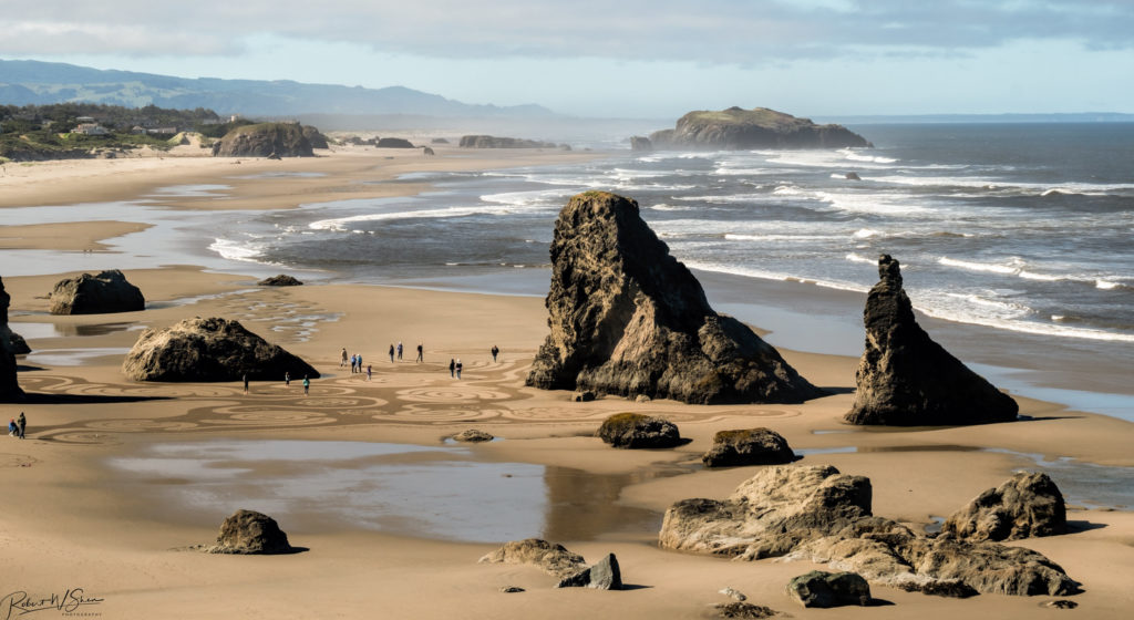 Stunning Sand Art: Magical Sand Labyrinths On The Oregon Coast
