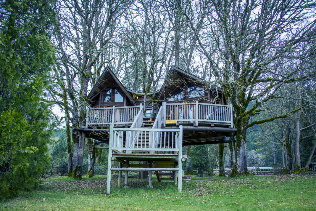 Sleep Overnight In Oregon's Finest Treehouse Resort