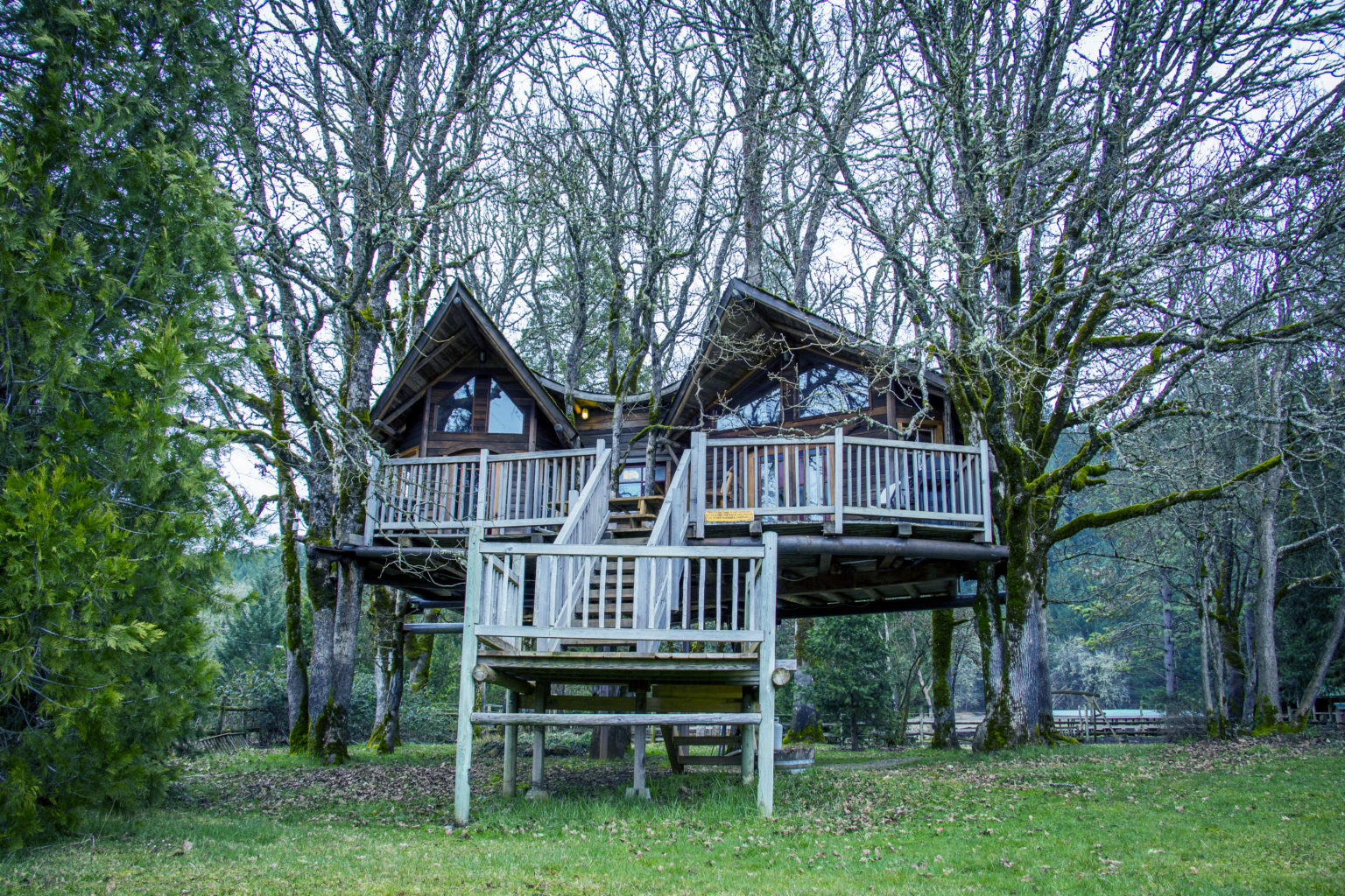 Sleep Overnight In Oregon's Finest Treehouse Resort