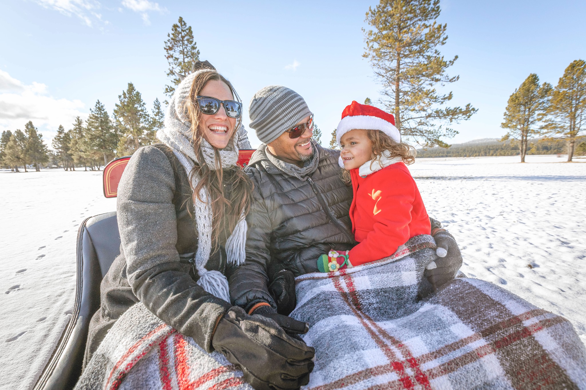 Take a Real Horse-Drawn Sleigh Ride Though Oregon's Winter Wonderland