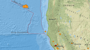 6 earthquakes hit off Oregon Coast - one a 5.4 magnitude shaker