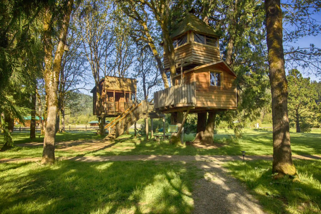 Stay A Night At Out'n'About Treesort In Oregon