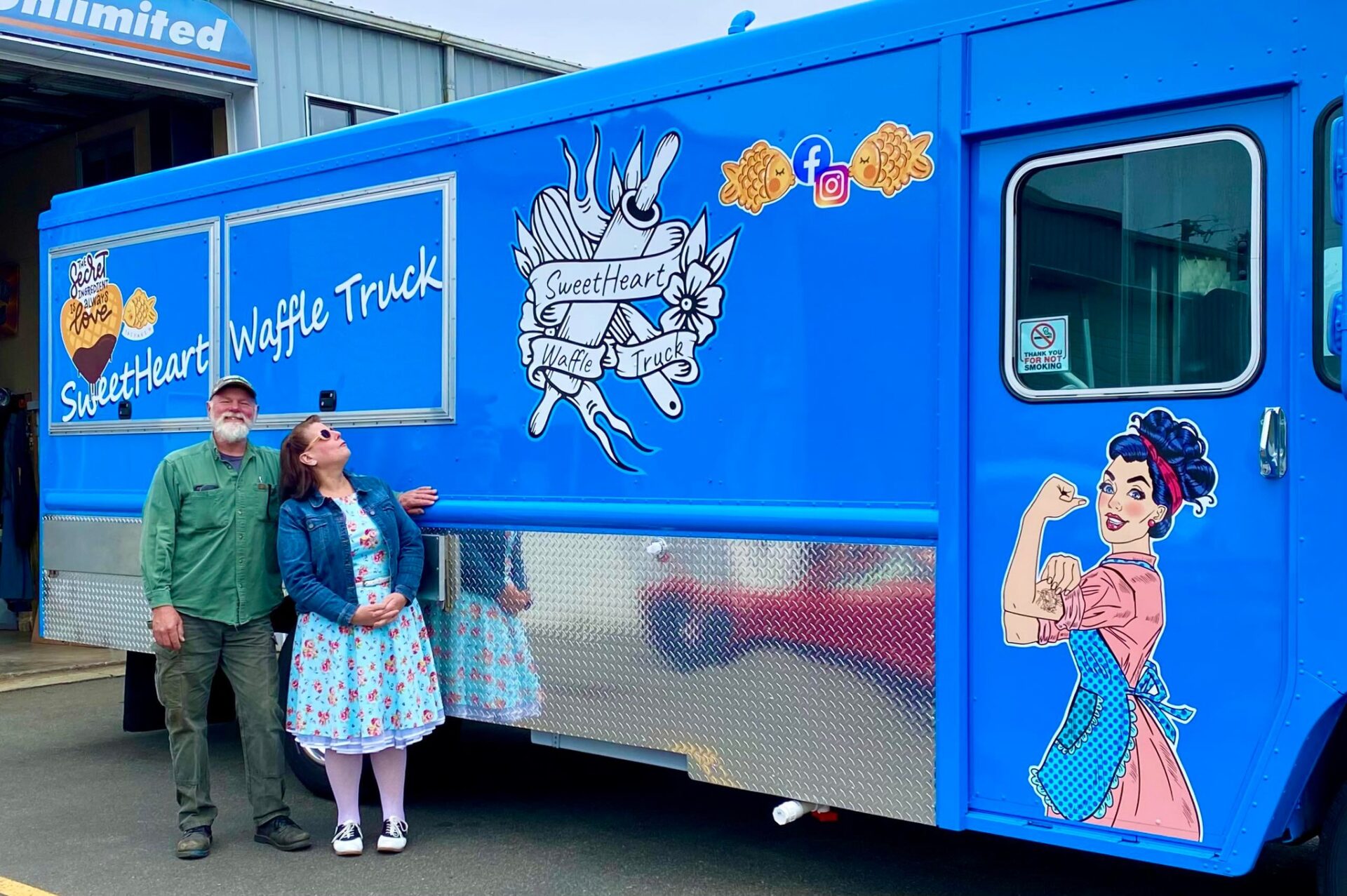 It Doesn't Get Much Sweeter Than the SweetHeart Waffle Truck in Oregon