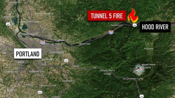 Evacuation Plans Expand as Tunnel 5 Blaze Maintains 5% Containment