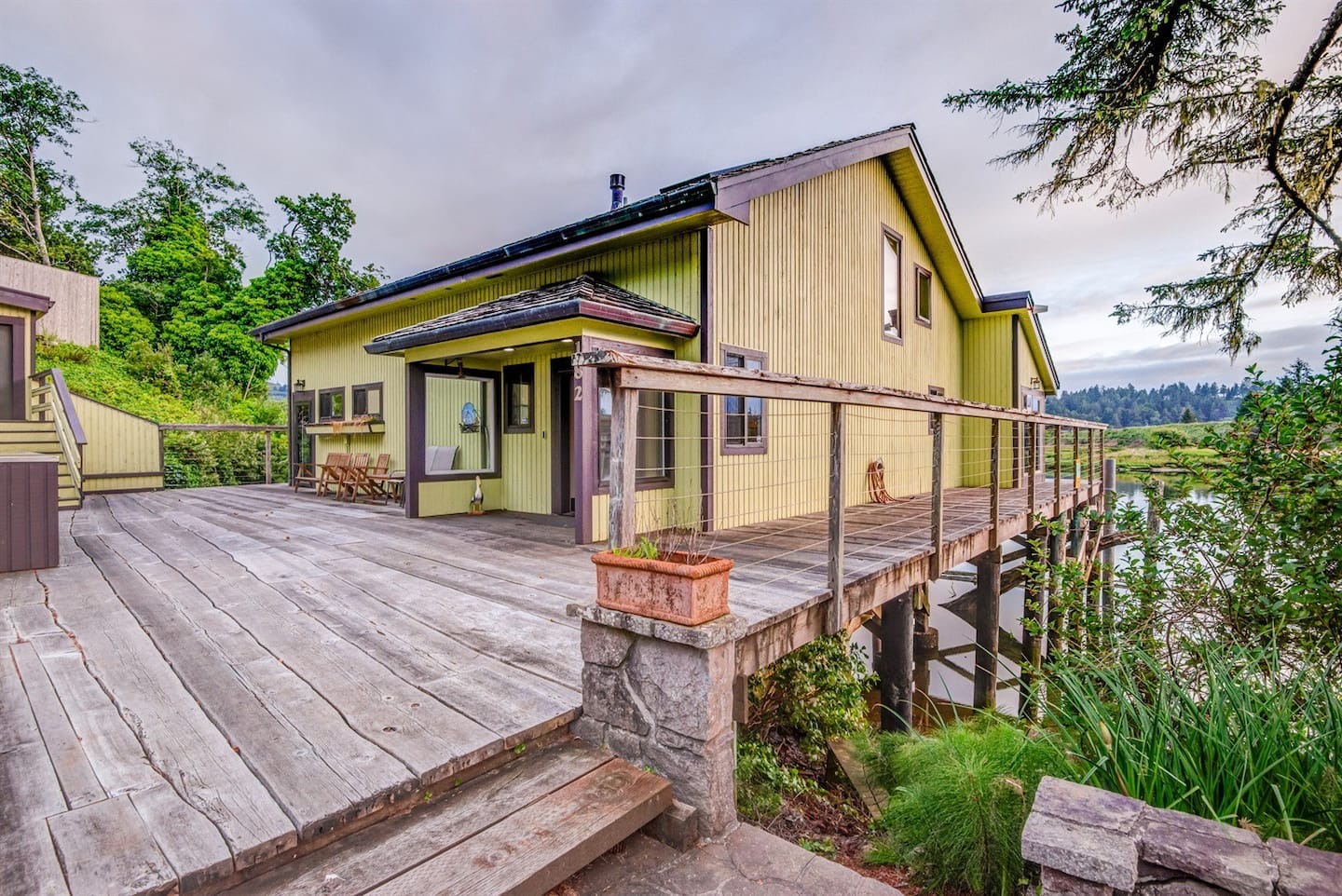 Stay Overnight at This Stunning Coastal River Cabin That Was Once a Salmon