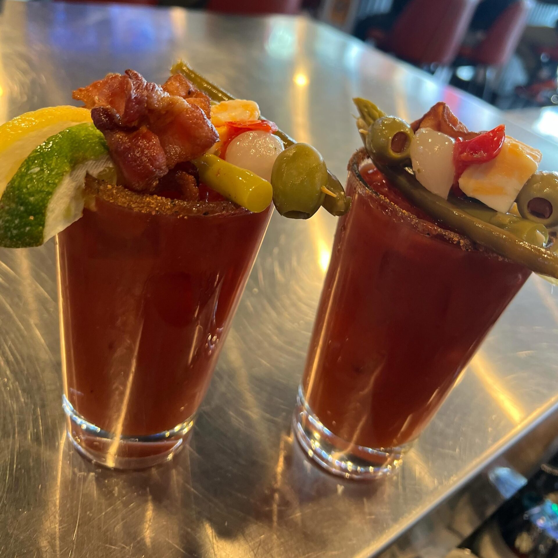 The Massive Bloody Marys At Gryffs In Oregon In Are True Works Of Art
