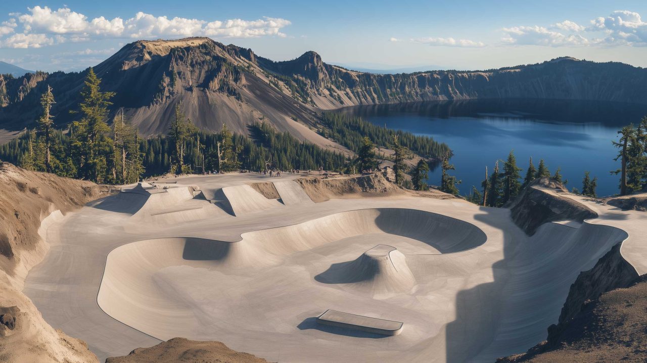 Crater Lake’s ‘Volcano Bowl’ Set to Open in 2026 as the World's Largest Skate Park
