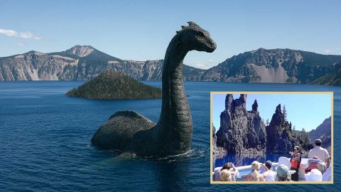 Crater Lake Monster Emerges, Eats Boat Tour, Calls It “The Best Thing ...