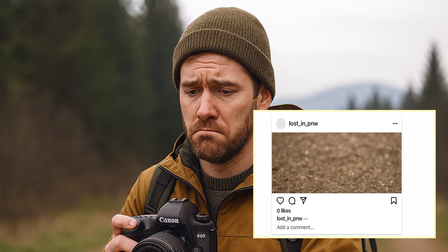 Sad: Loser Photographer Just Needs to Give it Up, Because Let's Be Honest His Work is Trash