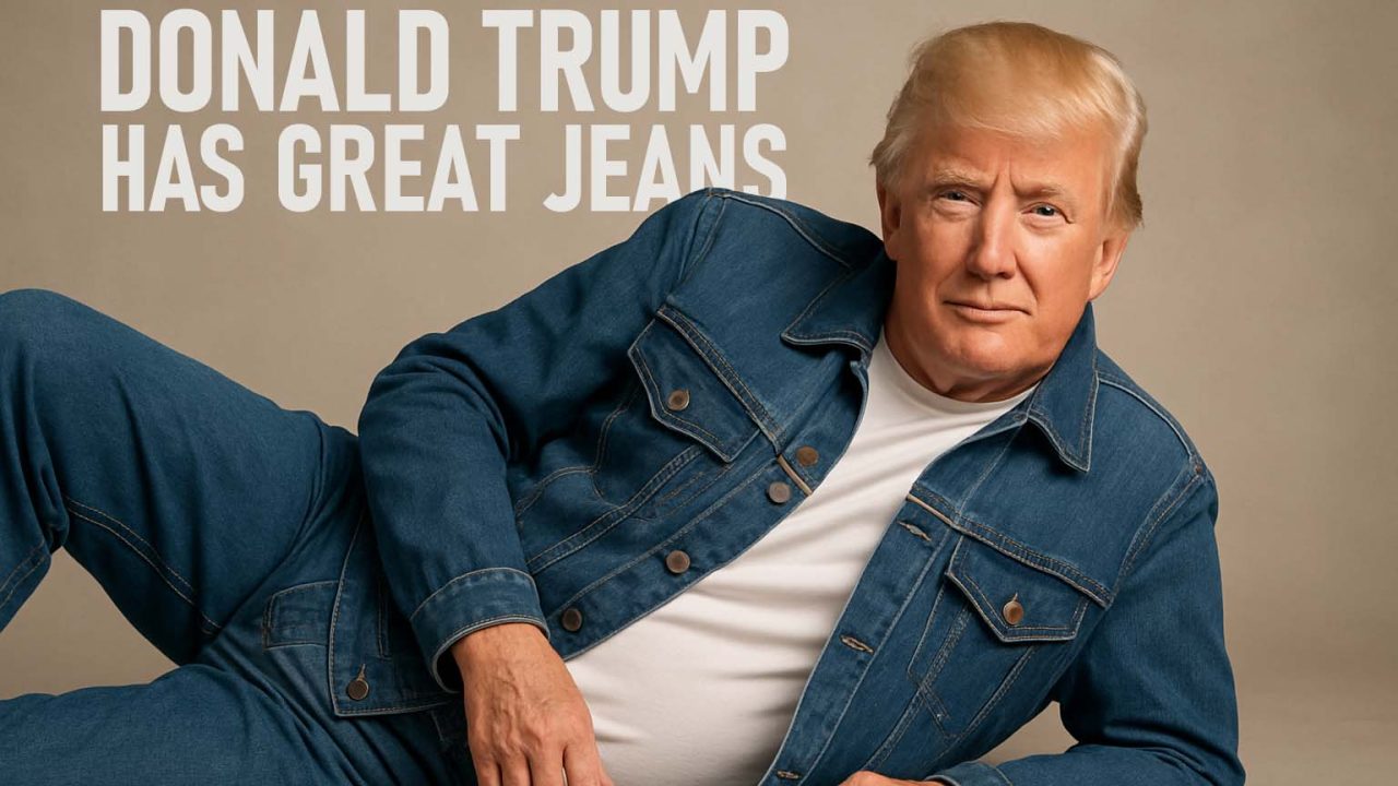 American Eagle Under Fire for New Ad Featuring Trump Looking Hot in Jeans